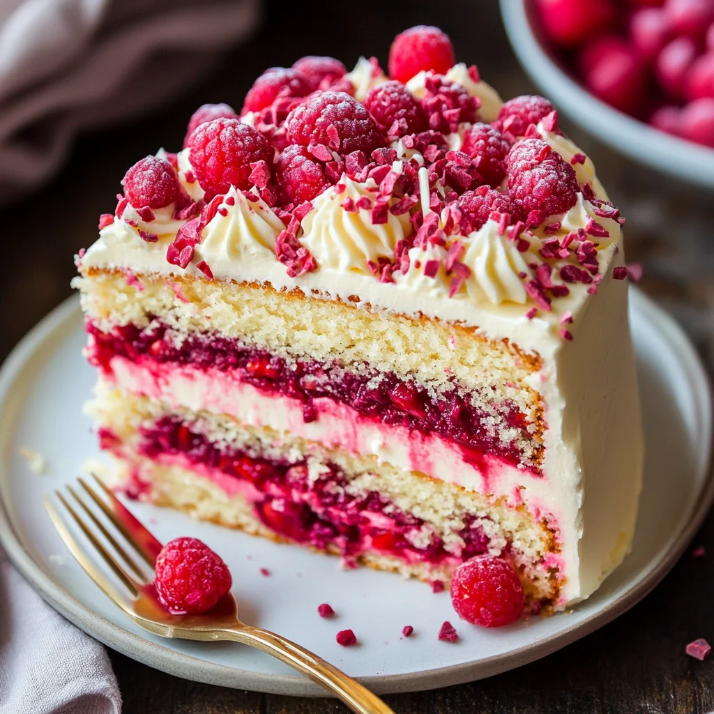 White Chocolate Raspberry Dream Cake: A Blissful Dessert! - Dishes ...