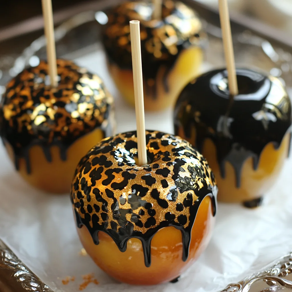 Leopard Candied Apples: A Sweet and Eye-Catching Treat! - Dishes Tasty ...